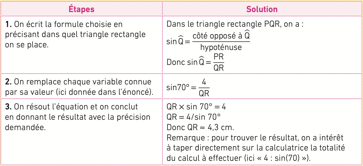Trigonométrie : Calculer une longueur - digiSchool Trigonométrie : Calculer une longueur - digiSchool
